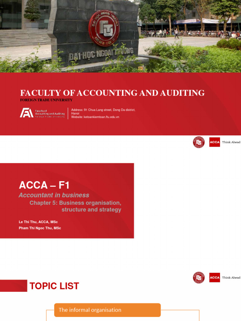 Acca F1 Chap 5 Pdf Organizational Structure Marketing