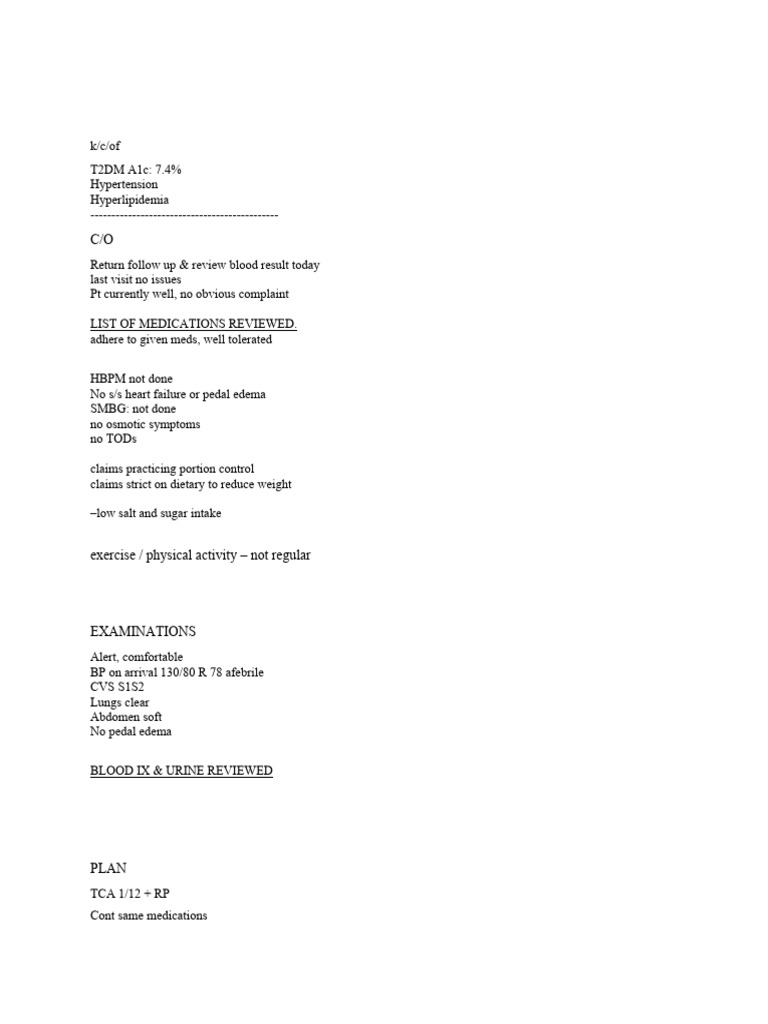 T2DM-HPT Template 2022-From PC | PDF | Pain | Hypertension