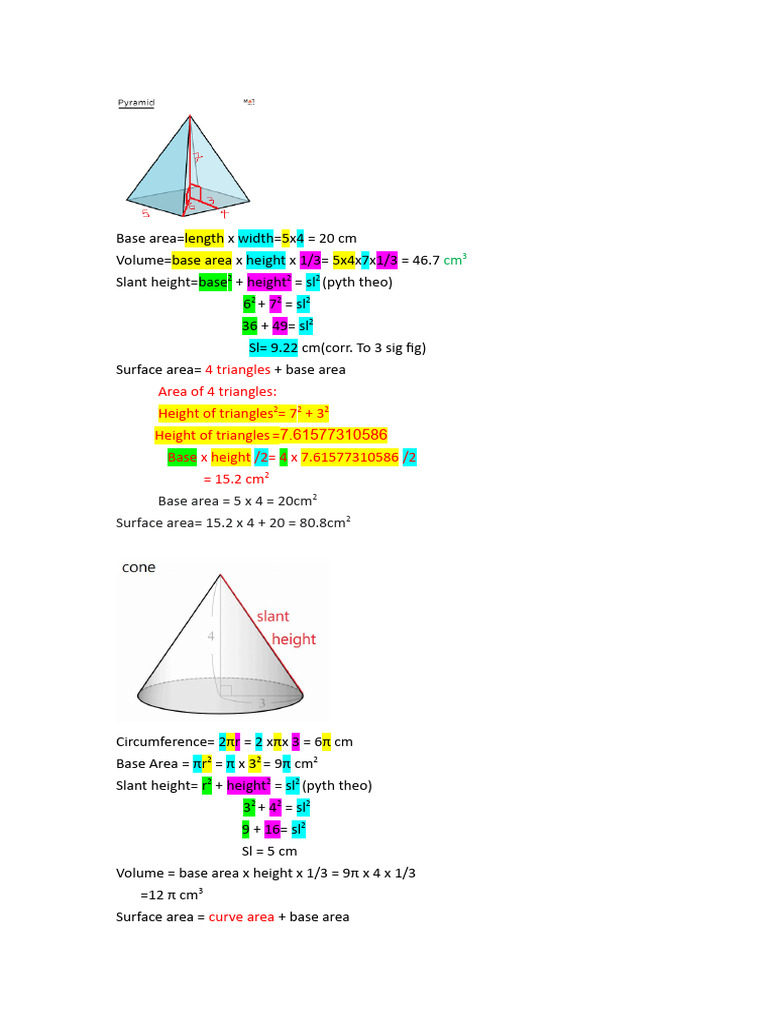 Maths Fomular | PDF | Computers