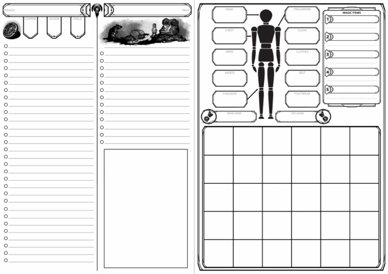 D&D Rascal Sheets P5-6 | PDF