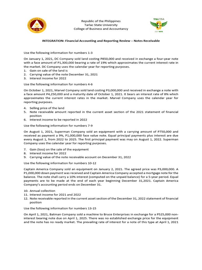 Financial Accounting Notes Receivable Guide | PDF | Interest | Book Value