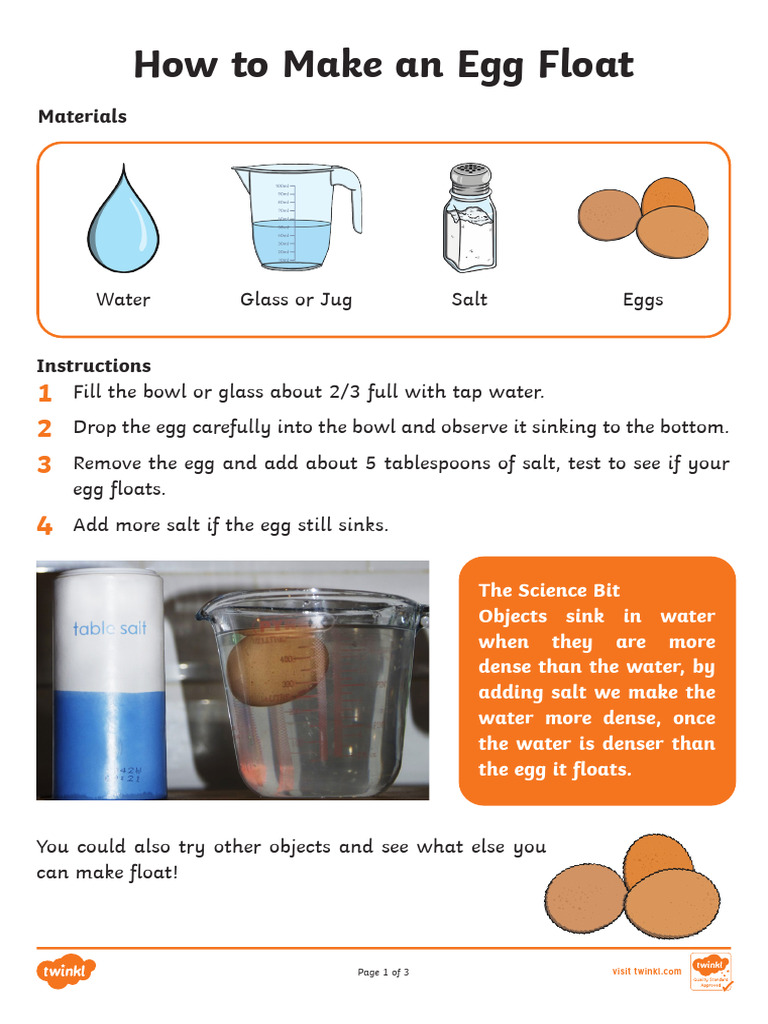 T T 11549 Egg Science Experiments at Home Ver 2 | PDF