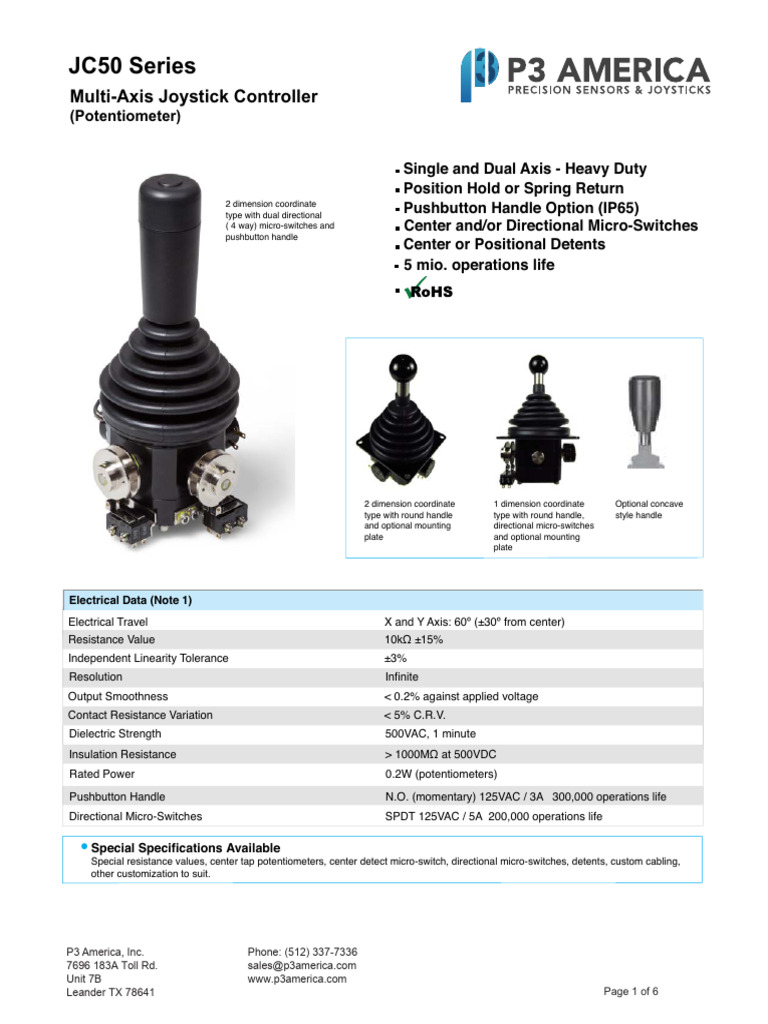 JC 50 | PDF | Switch | Electrical Components