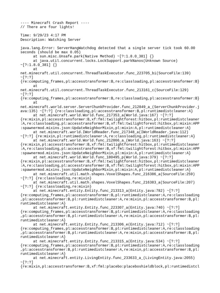 Crash22 Server | PDF | Programming Paradigms | Computer Programming