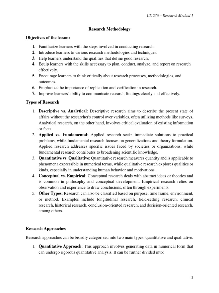Research Methodology | PDF | Methodology | Statistics
