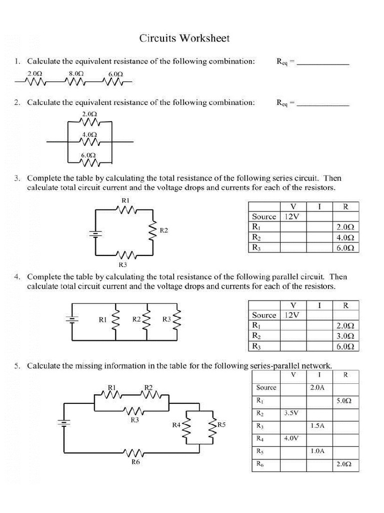 Circuit Problems + Solutions | PDF