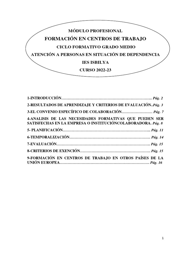 Módulo FCT Programación GM 22-23 (2) | PDF | Desarrollo profesional | Maestros