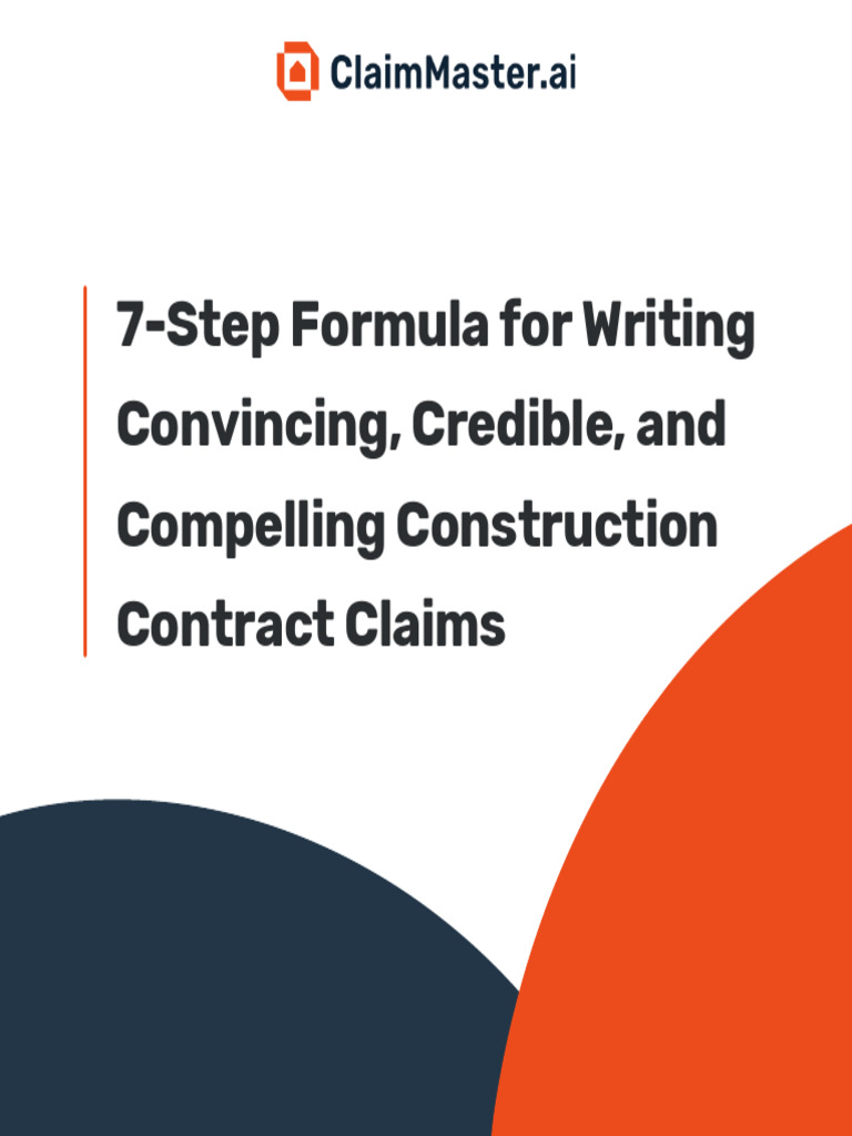 7-Step Formula Designed To Help You Craft Compelling, Robust Claims ...