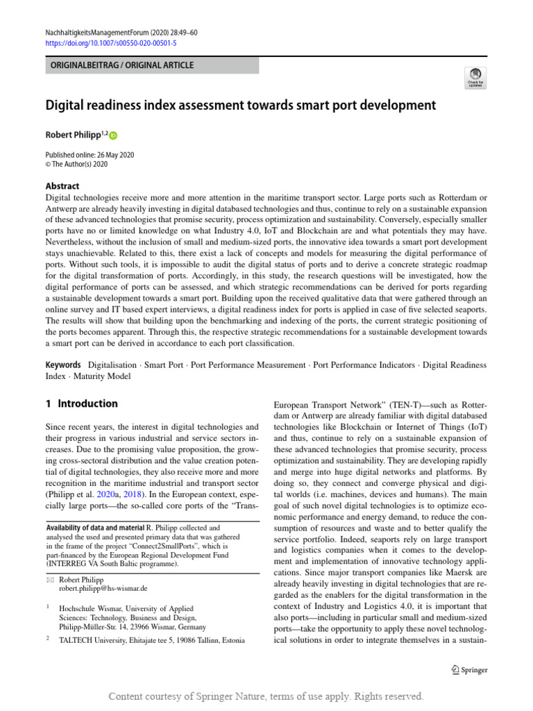 Digital Readiness Index Assessment Towards Smart P Pdf Internet Of