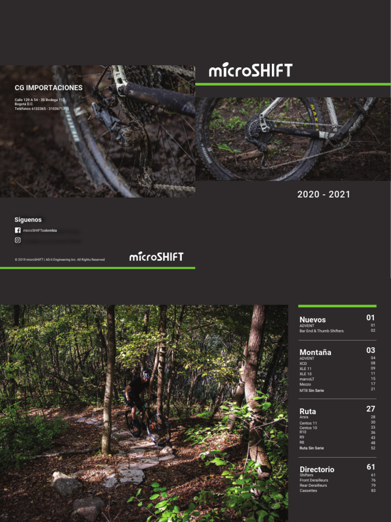 Microshift 2021 Web | PDF | Tecnología de vehículos | Transporte de tierra