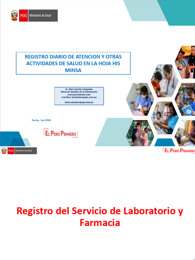 HIS 2020 HIS-MINSA SERUMS Septiembre 2020 | PDF | Documento de ...
