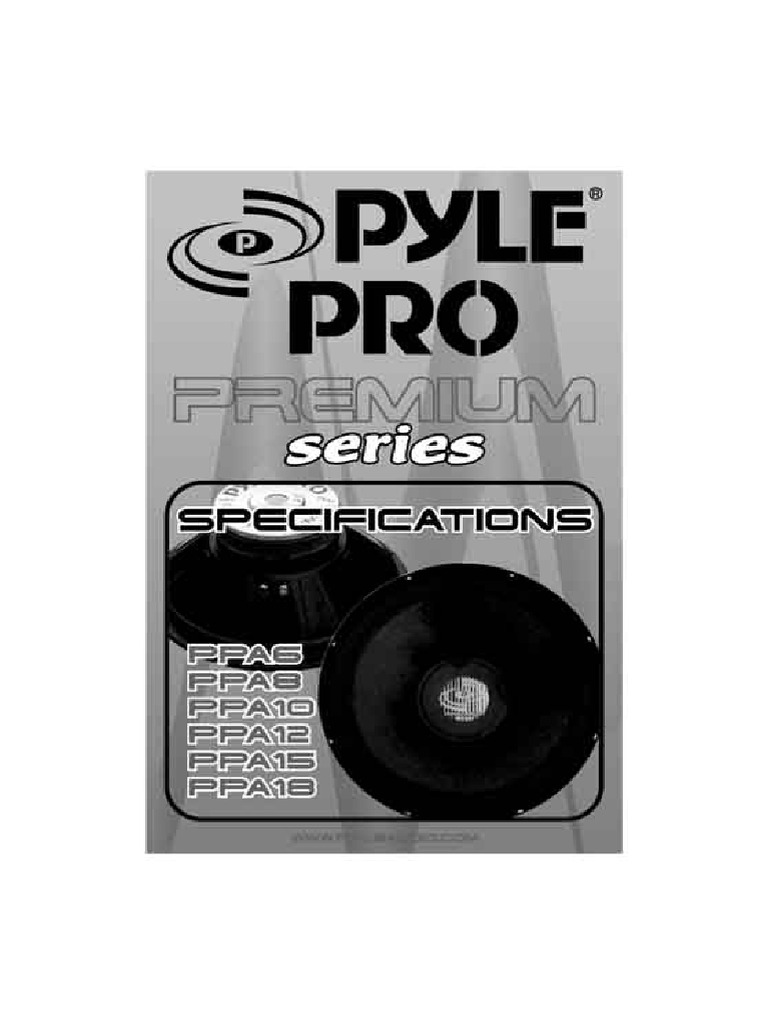 292 214 Pyle Pro Ppa10 Manual | PDF