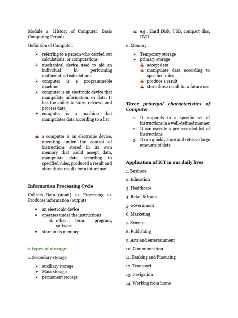 Application of ICT in Our Daily Lives: Three Principal Characteristics ...