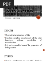 Stages of Post Mortem Lividity and Putrefaction of The Body | PDF ...