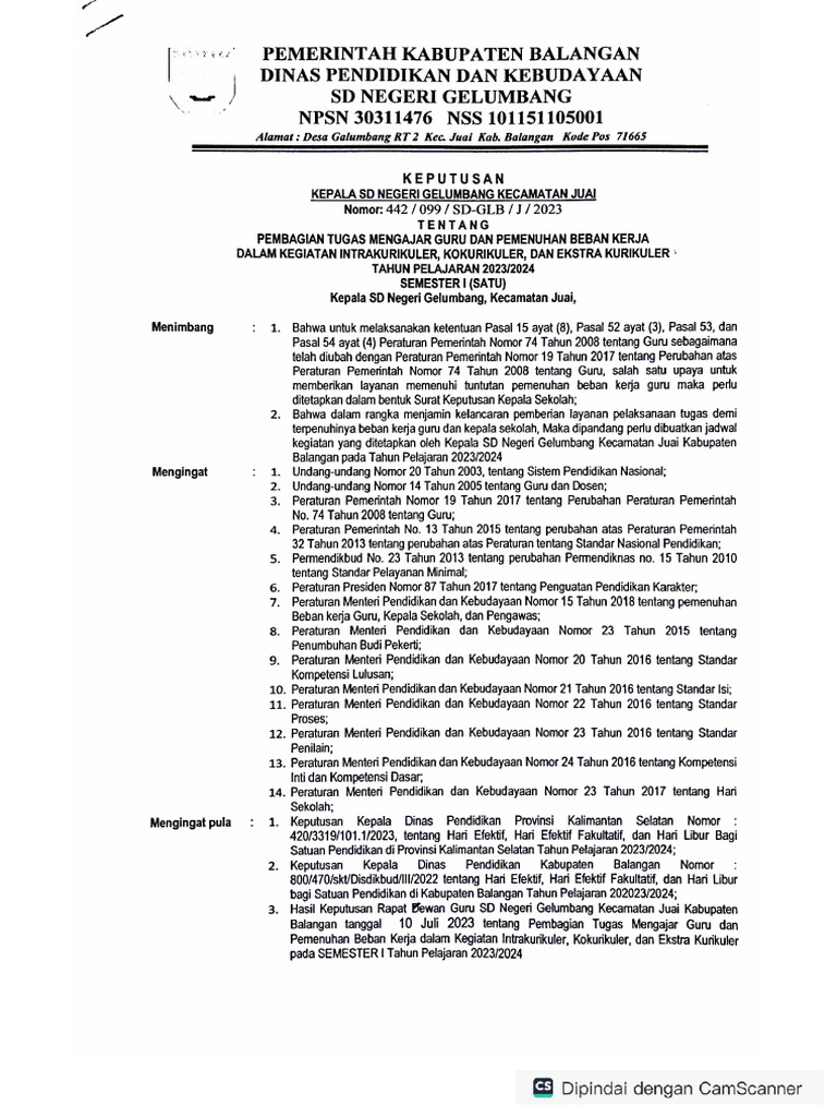 SK PTG 20232024 | PDF