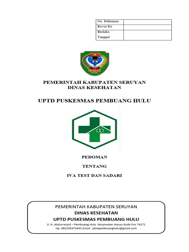 Panduan Pemeriksaan Iva Test Dan Sadari | PDF | Sains & Matematika
