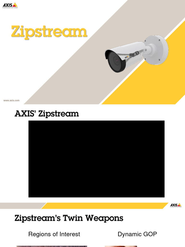 01 01d Network Video Zipstream | PDF