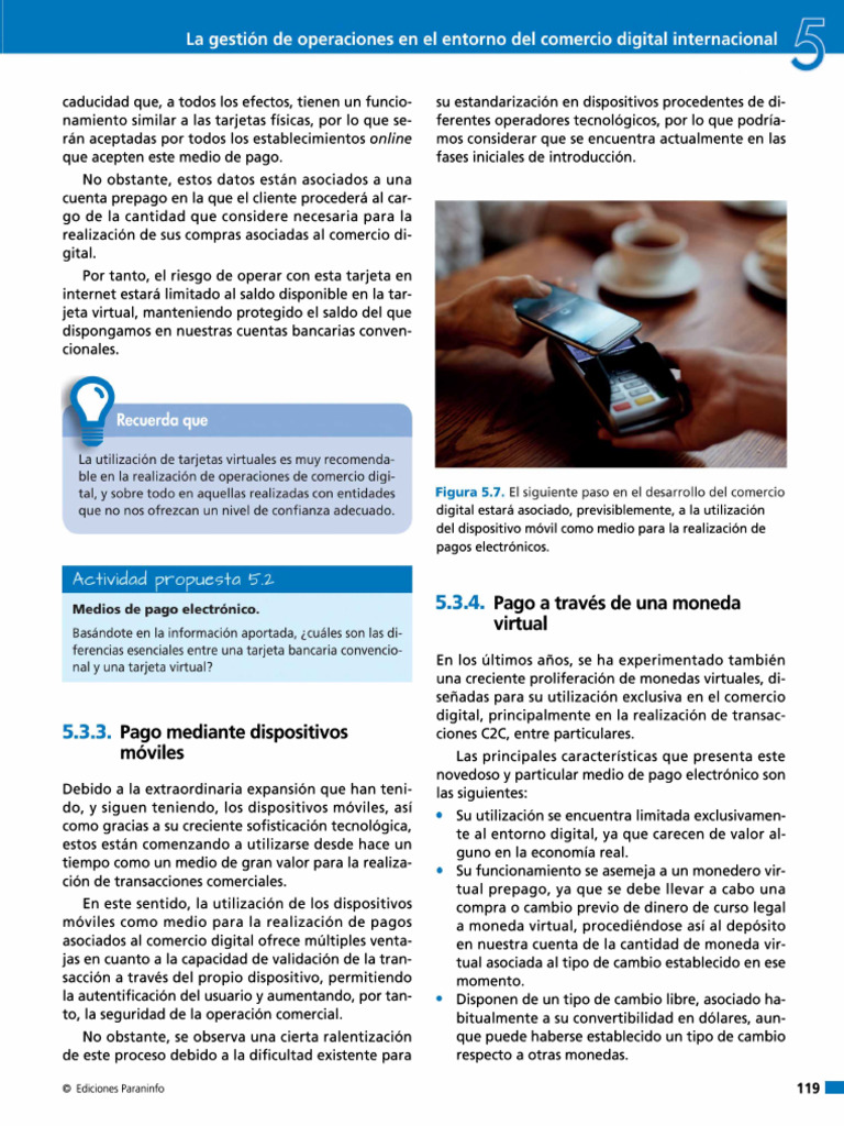 Comercio Digital Internacional Part 2 Salida Pdf Tarjeta De Débito
