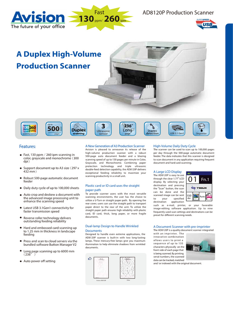 AD8120P | PDF | Optical Character Recognition | Computing