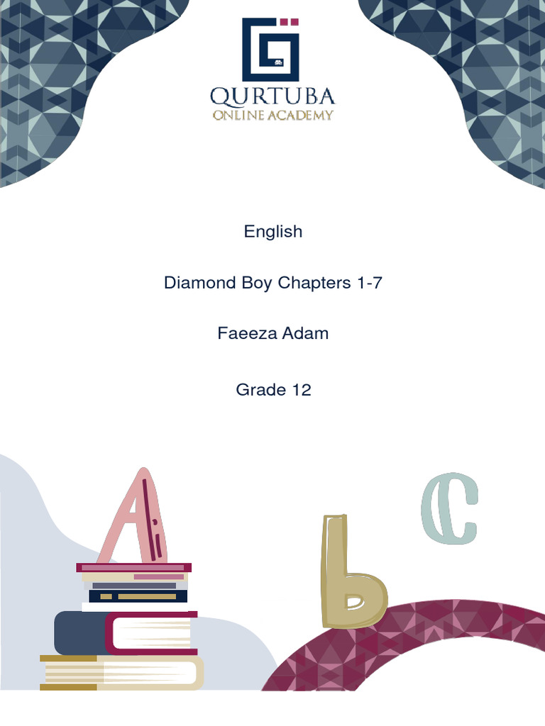Diamond Boy Chapters 1-7 Summary | PDF