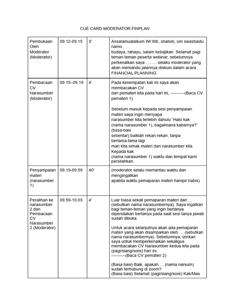 Moderator Webinar Finplan | PDF