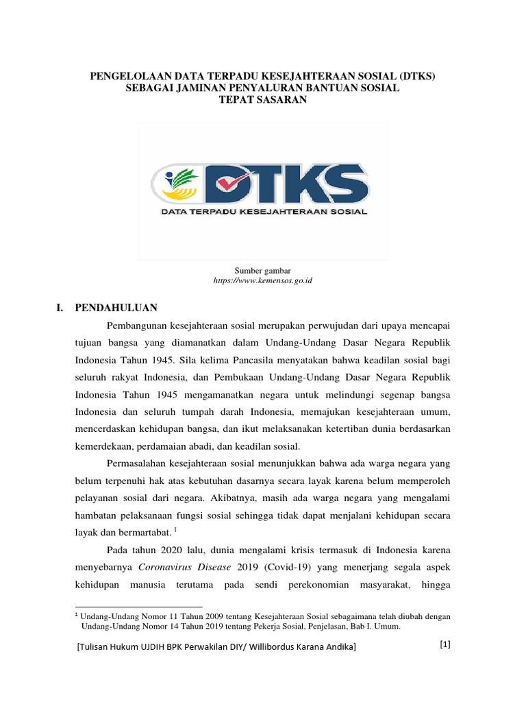 Pengelolaan DTKS - Unggah | PDF | Ilmu Sosial | Hukum