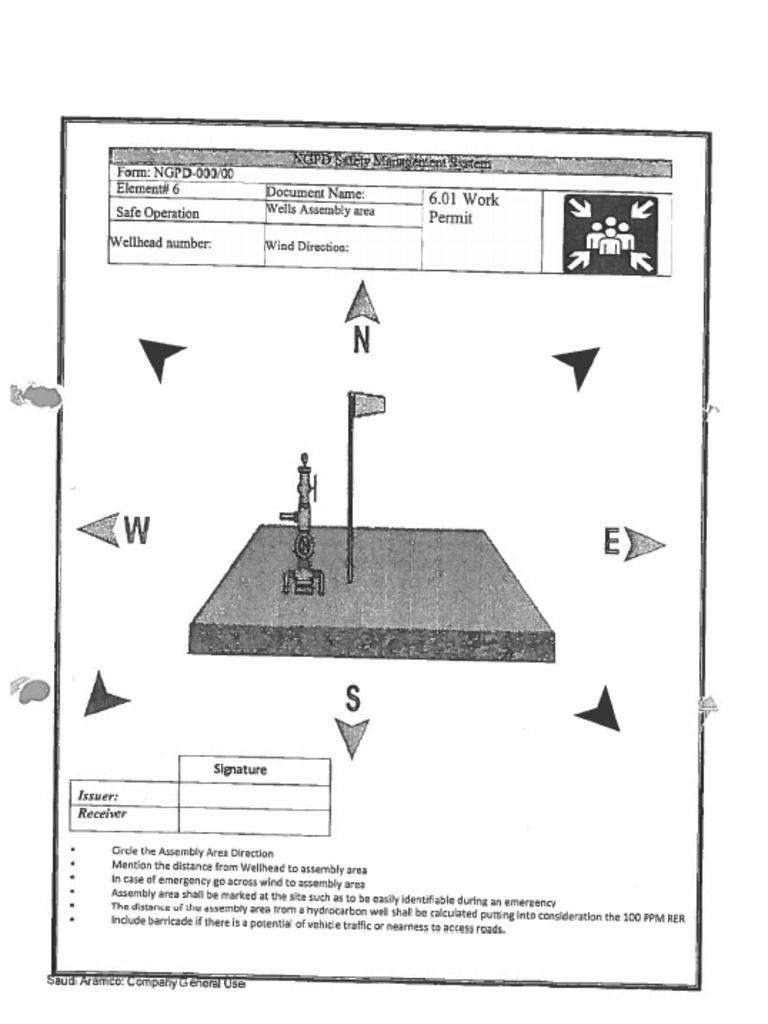 Saudi Aramco Checklist | PDF