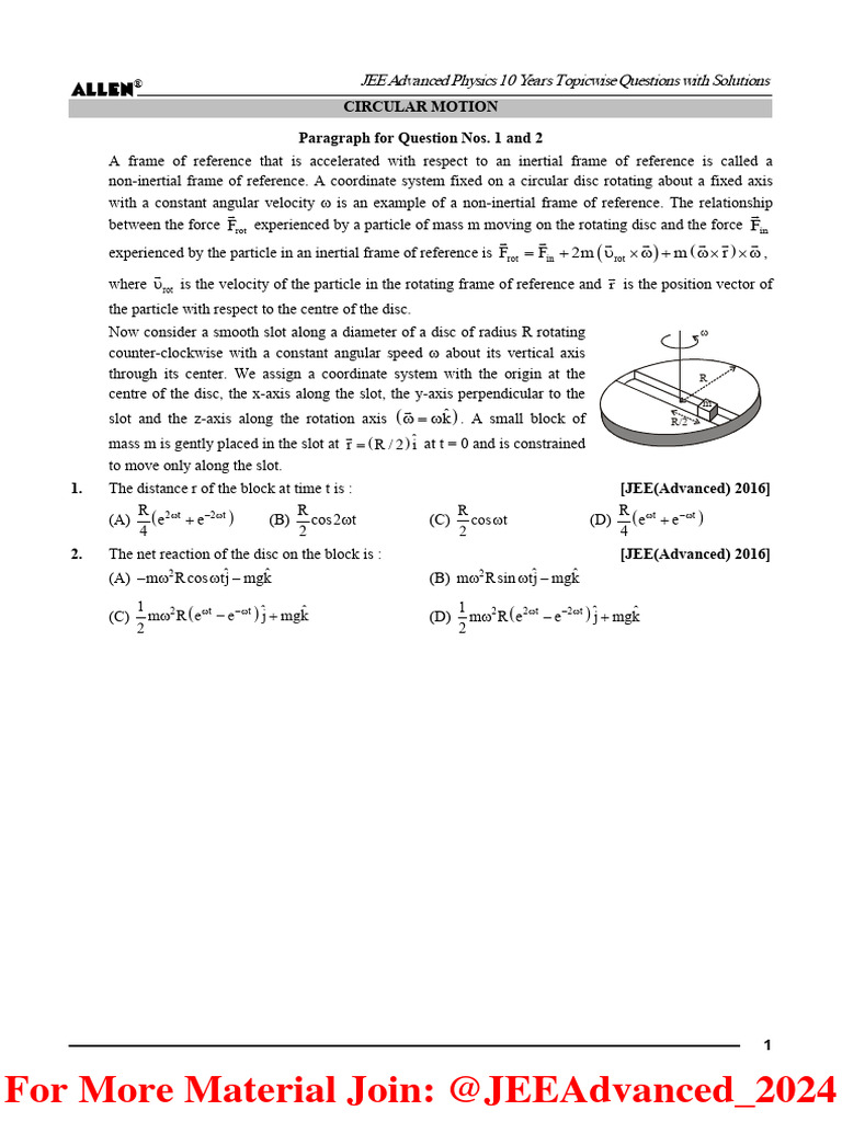 Circular Motion | Download Free PDF | Velocity | Cartesian Coordinate ... Circular Motion | Download Free PDF | Velocity | Cartesian Coordinate ...