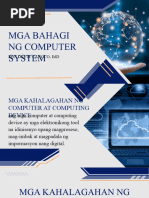 Ang Mga Bahagi NG Computer | PDF