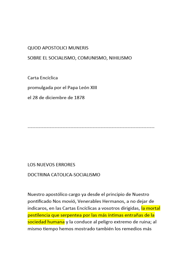 Encíclicas Papales | PDF | Iglesia Católica | Dios