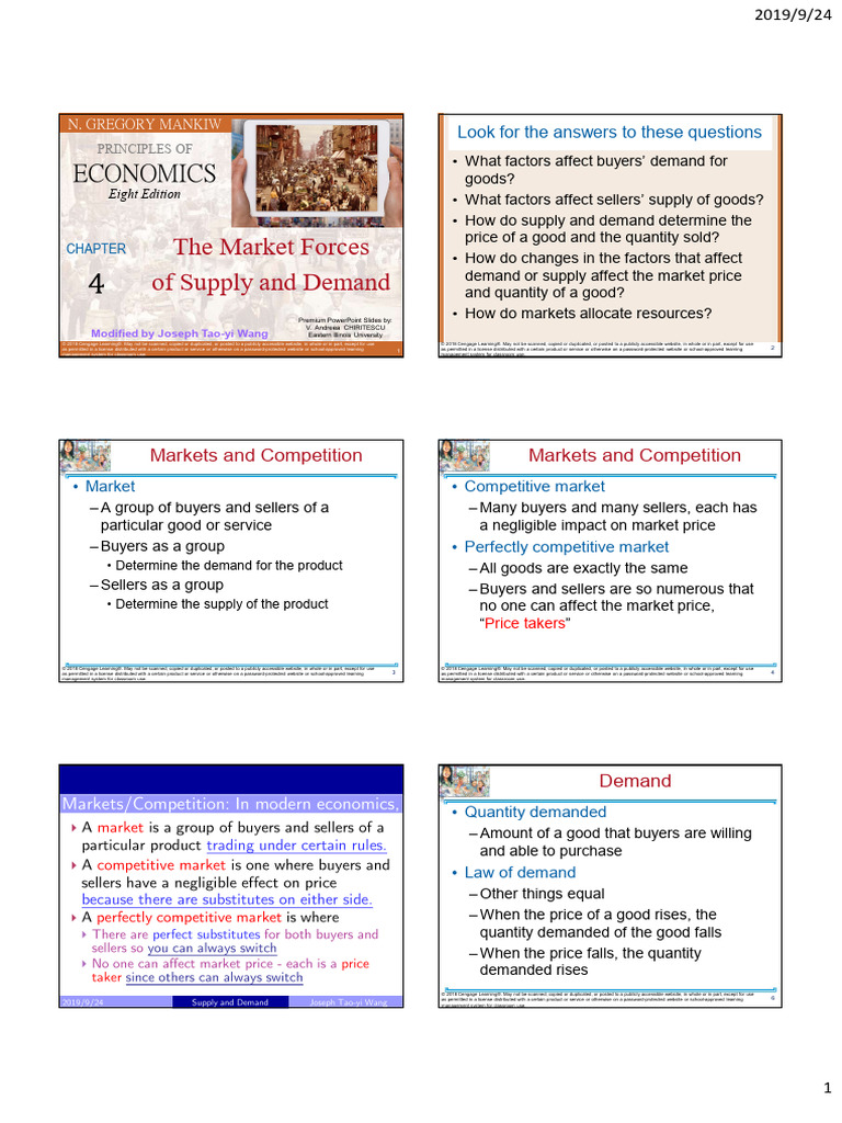 Mankiw Chapter 4 Slides | Download Free PDF | Demand | Demand Curve Mankiw Chapter 4 Slides | Download Free PDF | Demand | Demand Curve