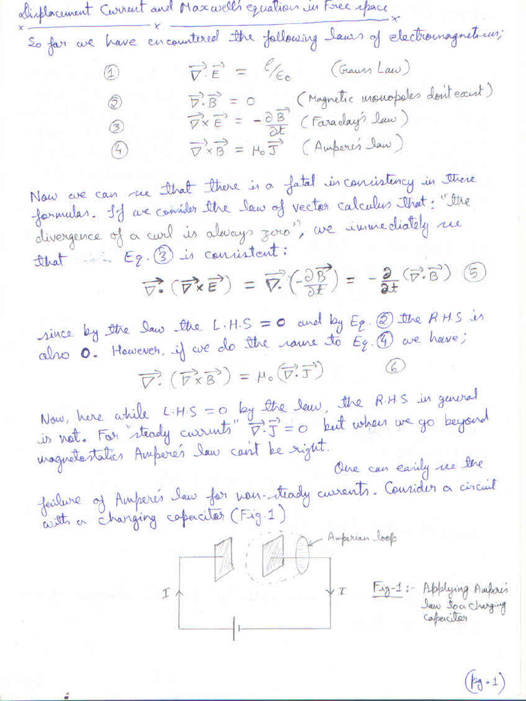 Module2 Magnetostatics DisplacementCurr ConservLaws Lecture3 | PDF