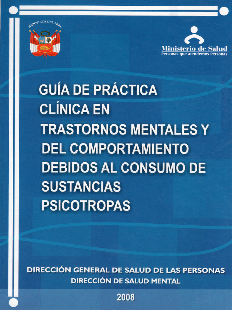 RM-2006-648-MINSA Guías de Práctica Clínica en Trastornos Mentales y Del Comportamiento Debidos ...