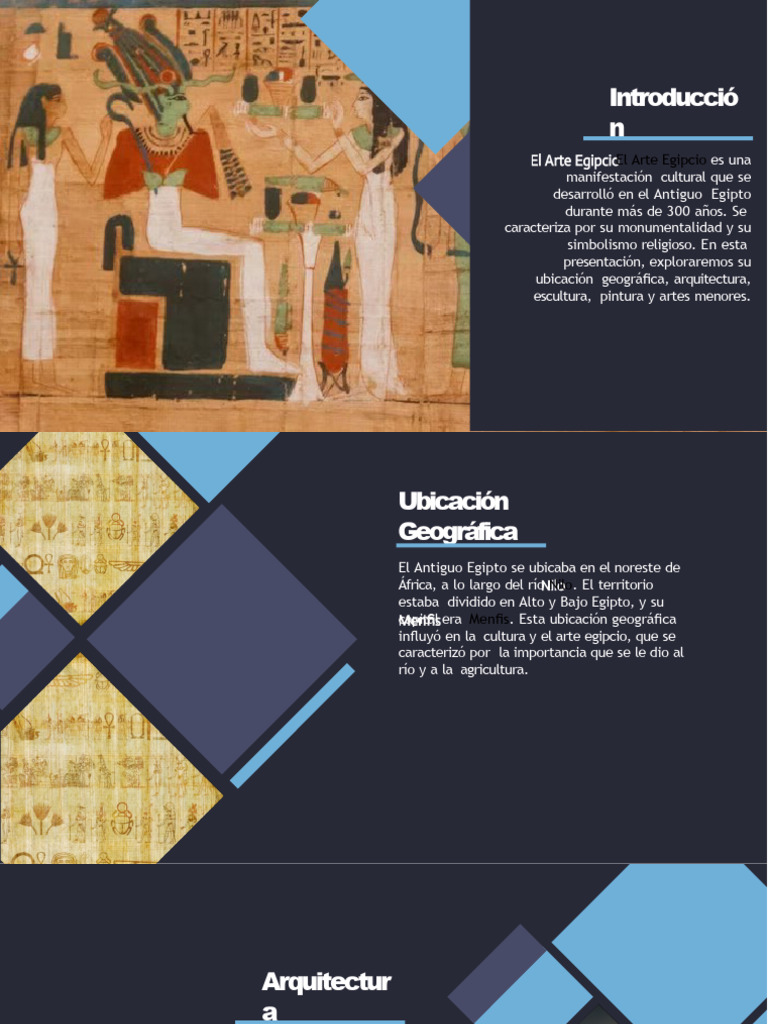 Arte Egipcio: Historia y Características | PDF | Antiguo Egipto | Escultura