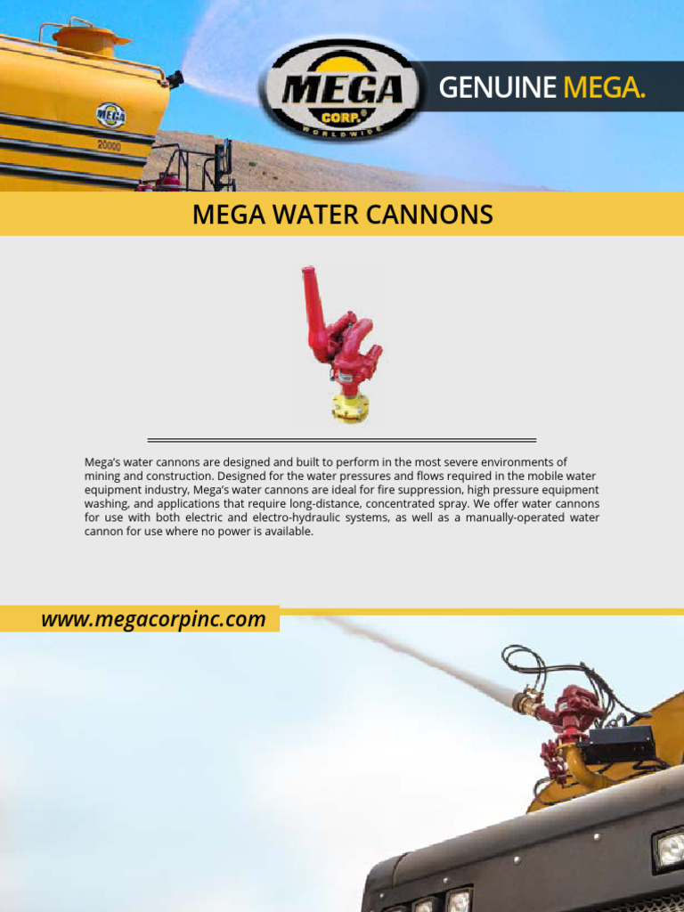 03 Water Cannons Mega | PDF | Valve | Bearing (Mechanical)