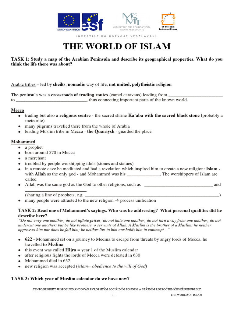 3-9 ISLAM Bar | Download Free PDF | Muhammad | Caliphate