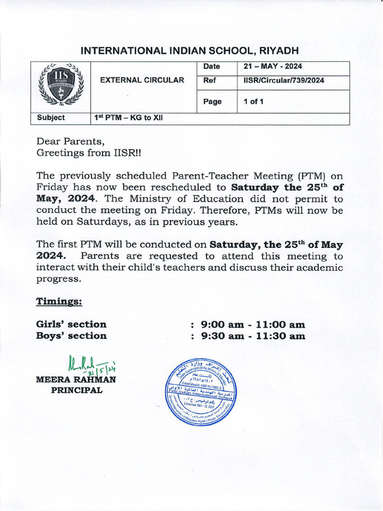 Circular - PTM | PDF
