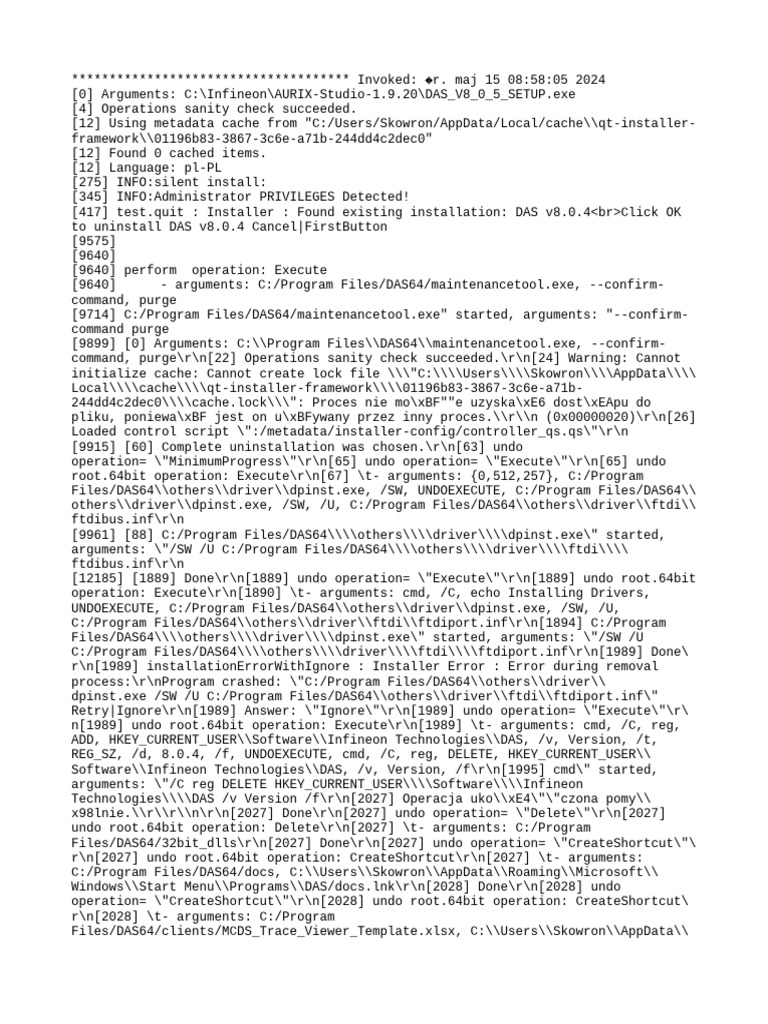 Installation Log | Download Free PDF | Windows Registry | Computer Engineering