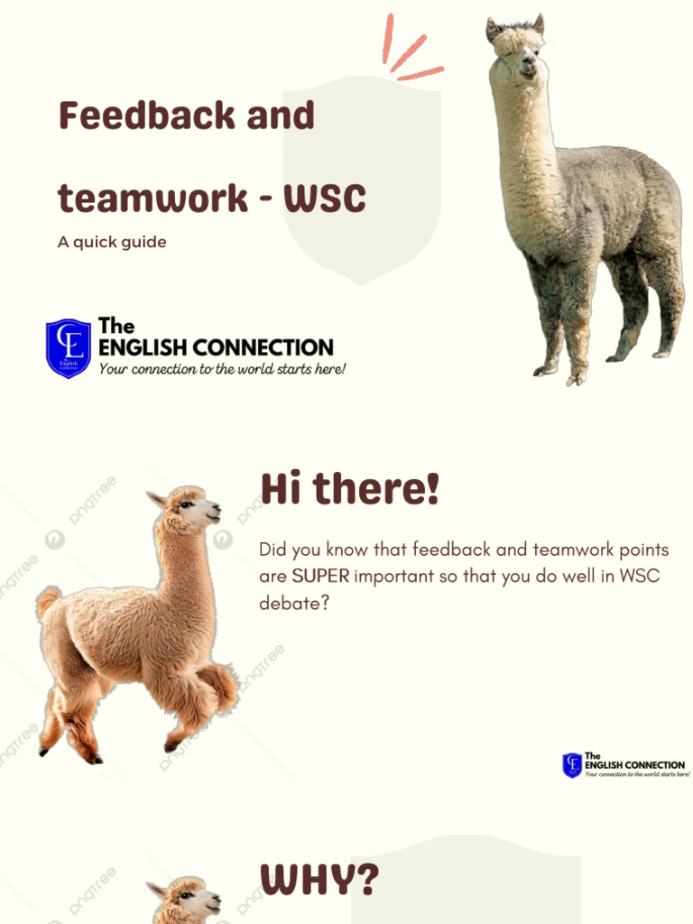 WSC Teamwork + Feedback Scores | PDF