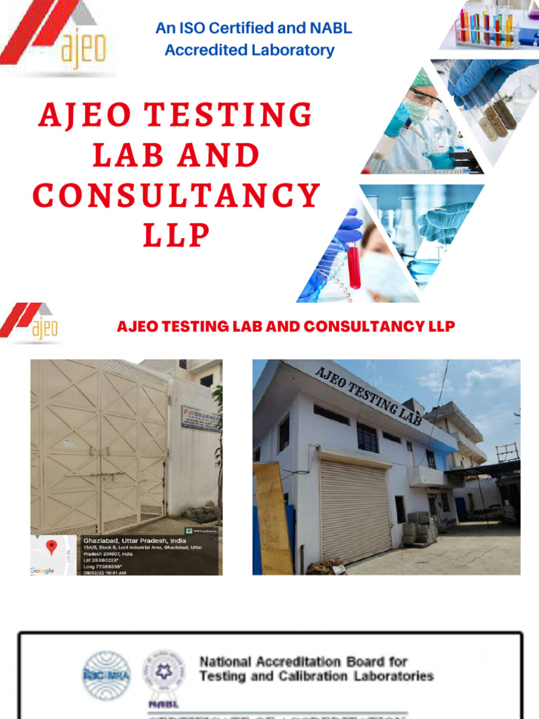 Ajeo Testing Lab Profile | PDF | Alloy | Metals