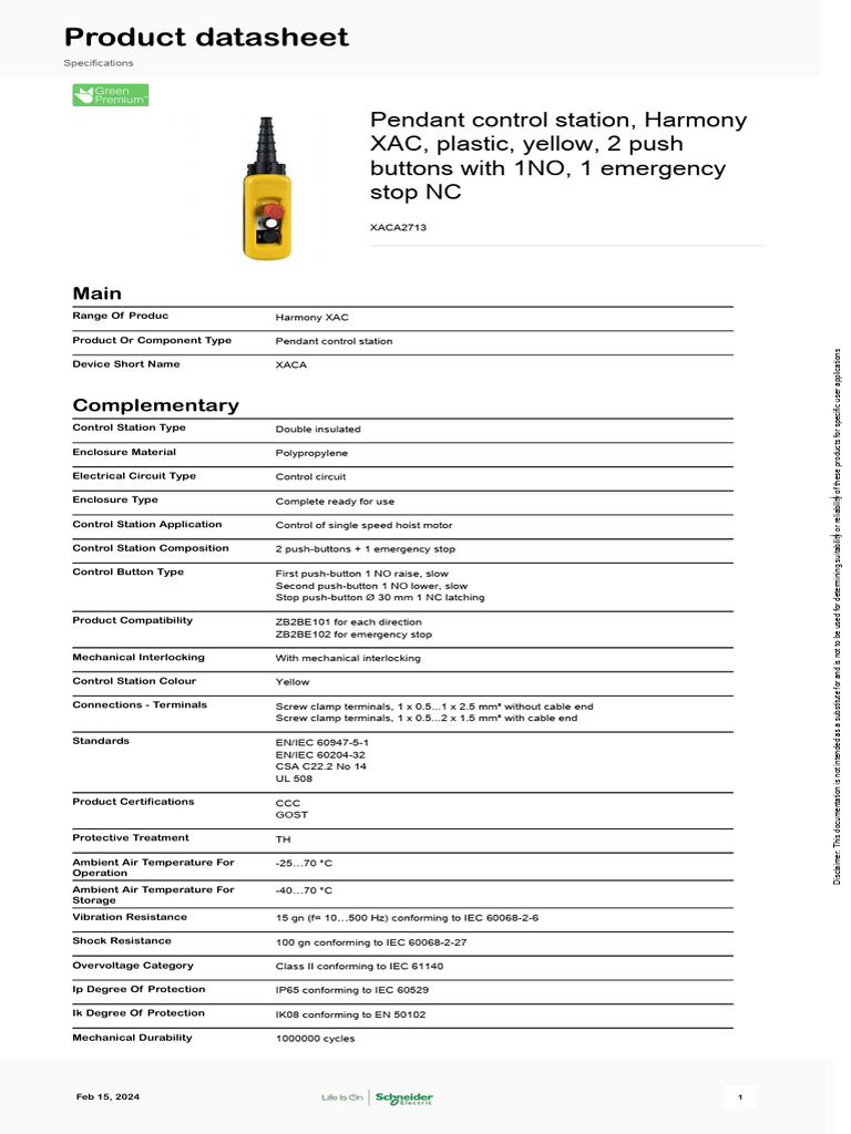 Harmony XAC Pendant Control Station | PDF | Fuse (Electrical ...