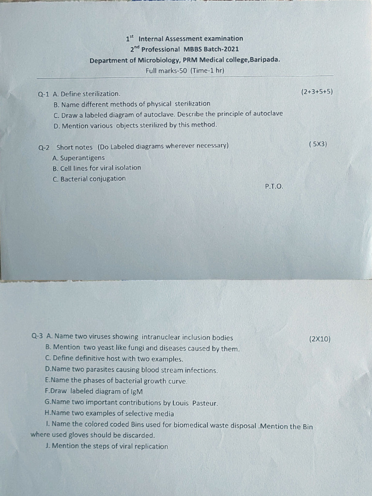 Micro Internal 2023 | PDF