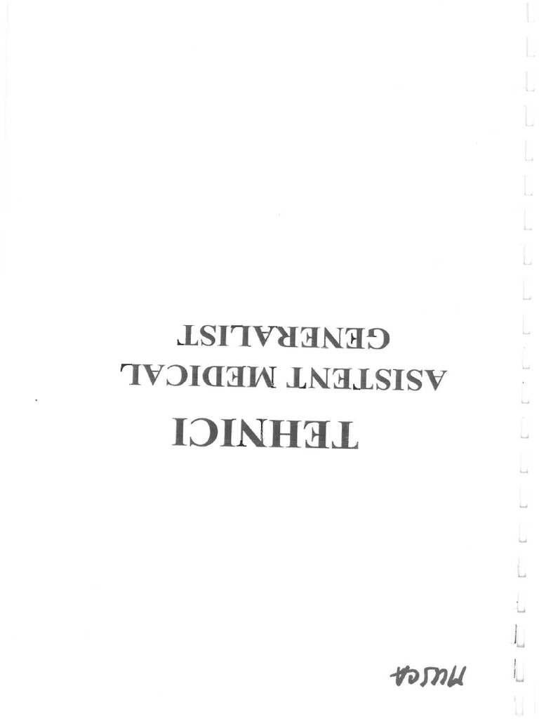 TEHNICI Asistent Medical Generalist - 230509 - 005421 | PDF