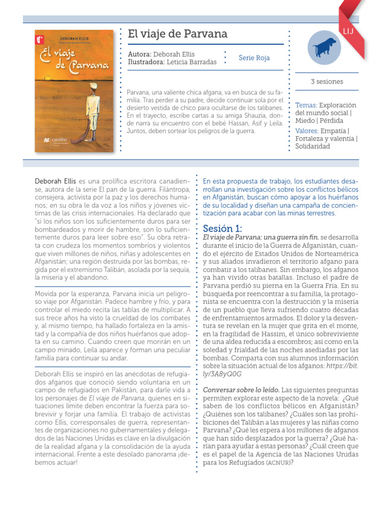 EL_VIAJE_DE_PARVANA | PDF | Afganistán | Talibanes