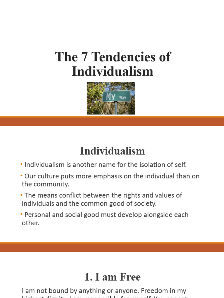 06 Hre2o The 7 Tendencies of Individualism | PDF