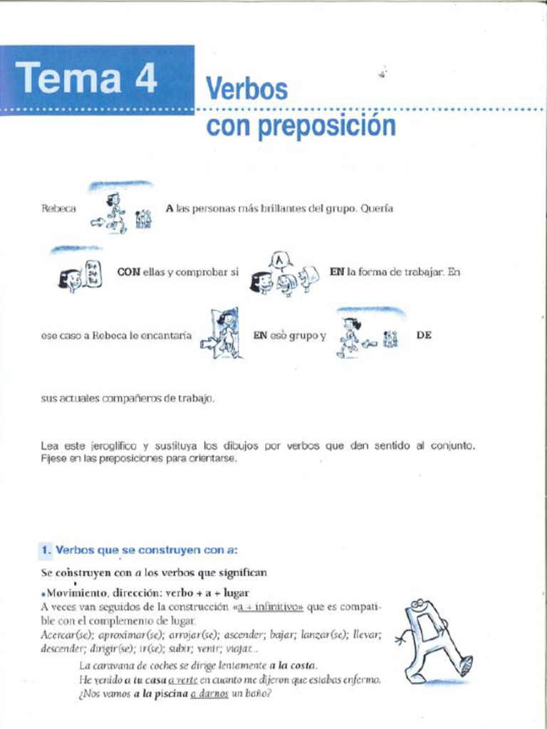 Verbos Con Preposición | PDF