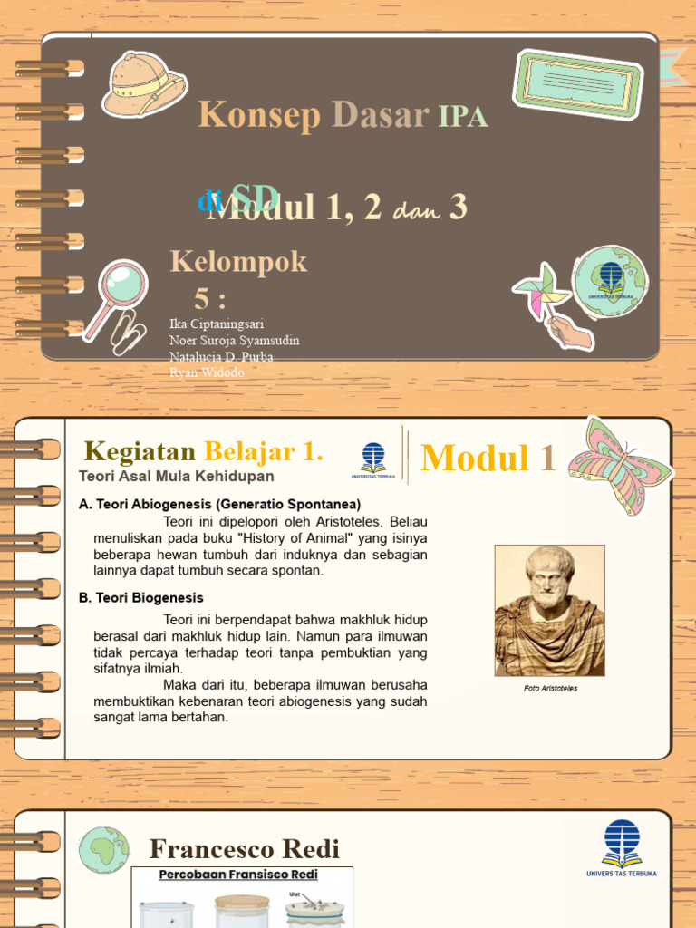 Konsep Dasar IPA Di SD-MODUL 1 2 3 | PDF