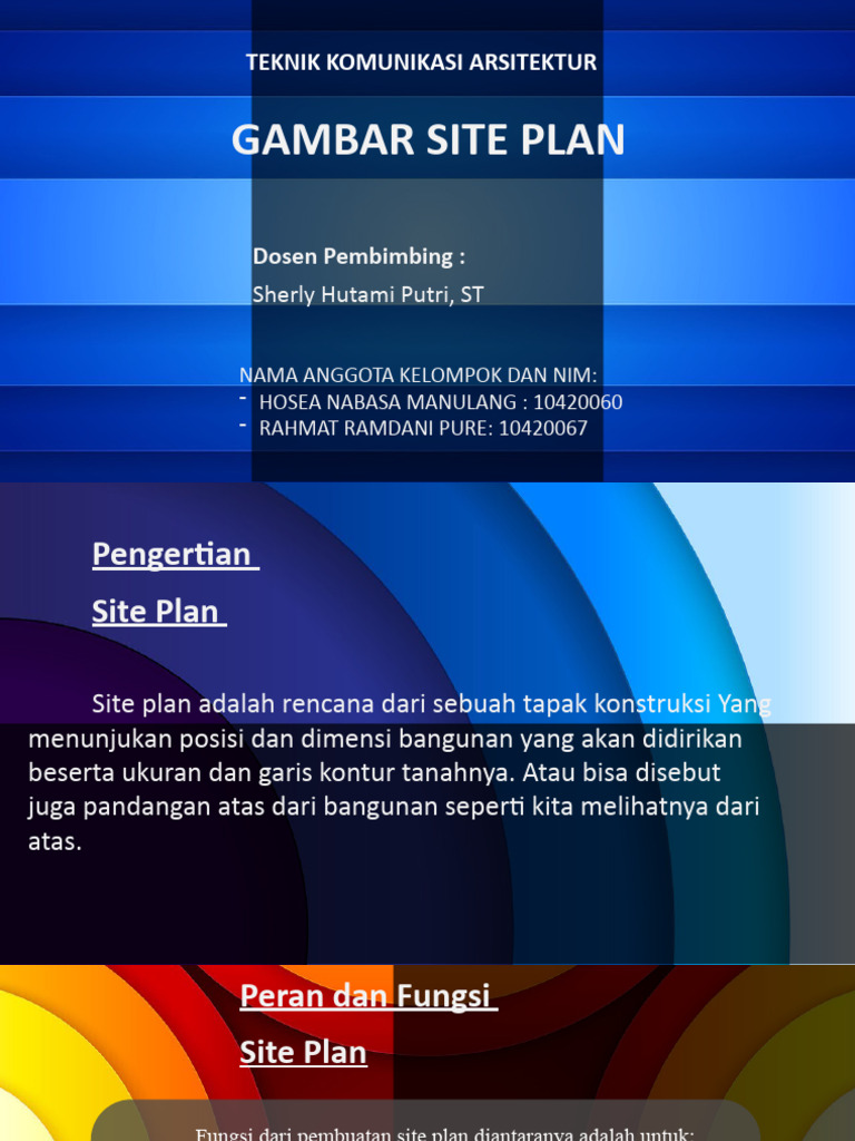 PPT Tugaas Kelompok Site Plan | PDF