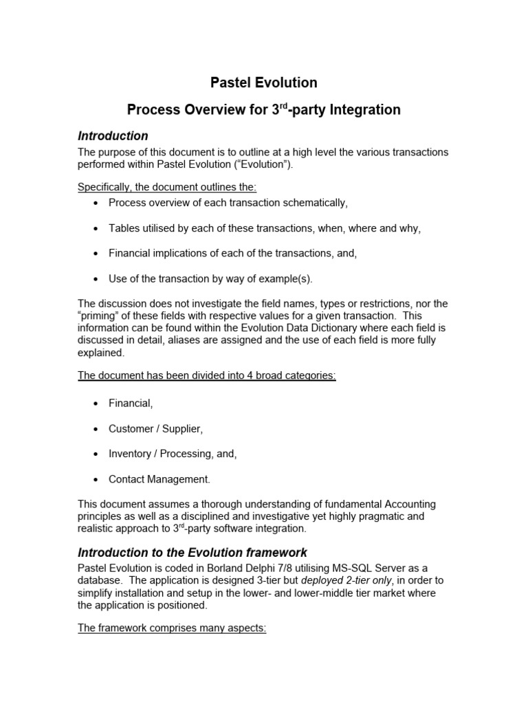 Pastel Evolution High Level | PDF | Debits And Credits | Database Transaction