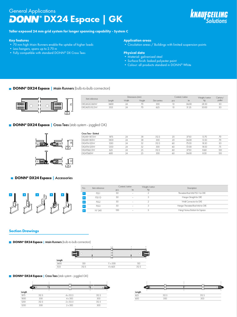 Ds Donn Dx24 Espace GK en | PDF